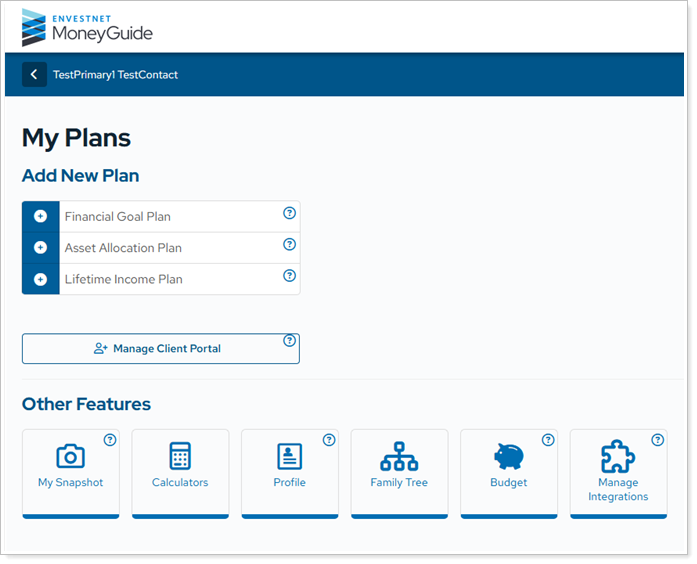 Introduction to the MoneyGuide Integration in Tamarac CRM