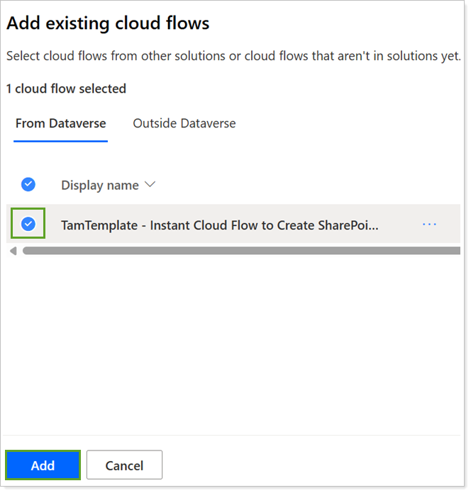 Enable Power Automate Flows